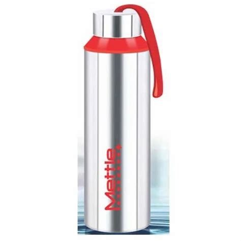 Mettle Polished Merito Bpa Free Stainless Steel Water Bottle Screwed