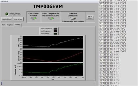 tmp006evm software occasionally outputs 0 valued object voltage