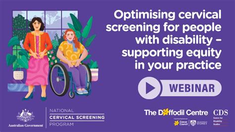 Equity In Cervical Screening Webinar Australian Government Department Of Health Disability