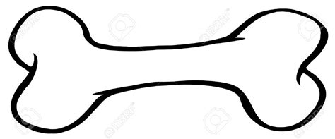 13 Dog Bone Clipart Preview Dog Bone Outline Hdclipartall