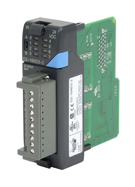 discrete input module 16 pt 24 vdc pn d2 16nd3 2 automationdirect