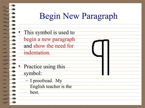 Proofreading And Editing Symbols Ppt