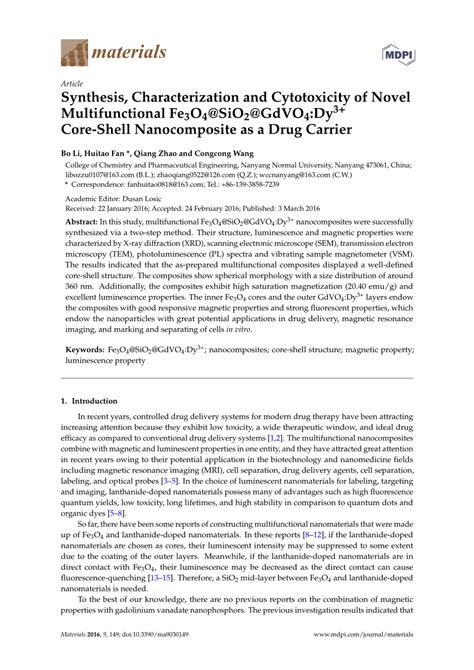 pdf synthesis characterization and cytotoxicity of novel