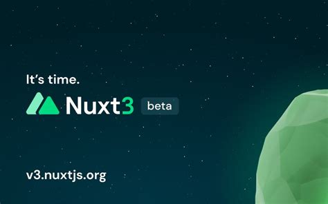 Nuxt Introducing Nuxt Beta