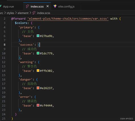 elementplus主题色定制 element plus在线主题 csdn博客