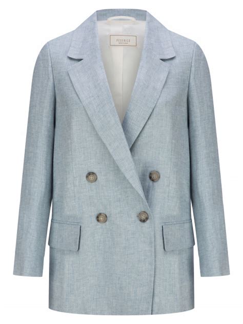Жакет Peserico S01397 цвет голубой купить с доставкой в Москве — Интернет магазин «Кашемир и Шёлк
