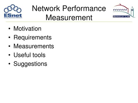 PPT Network Performance Measurement PowerPoint Presentation Free