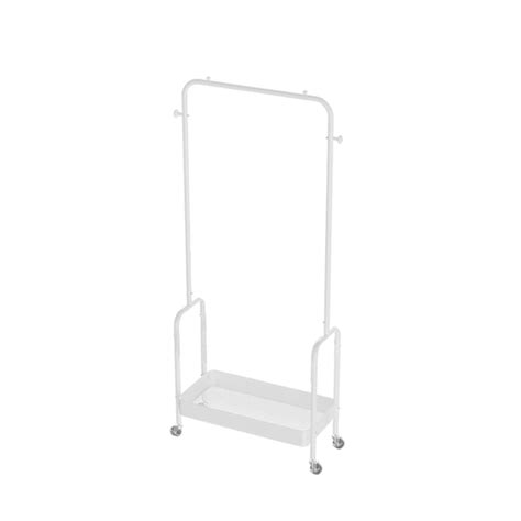 모던스탠드행거 트롤리 선반 이동식 바퀴 옷걸이 옷장 위시버킷