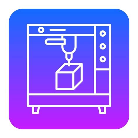 Premium Vector 3d Printer Vector Illustration