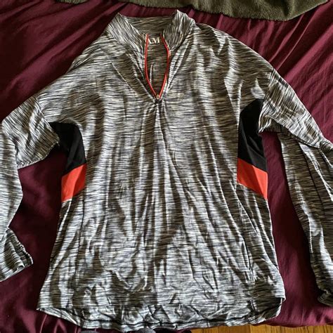 Brand New With Tags Workout Set Bamboo Half Zip Top Depop