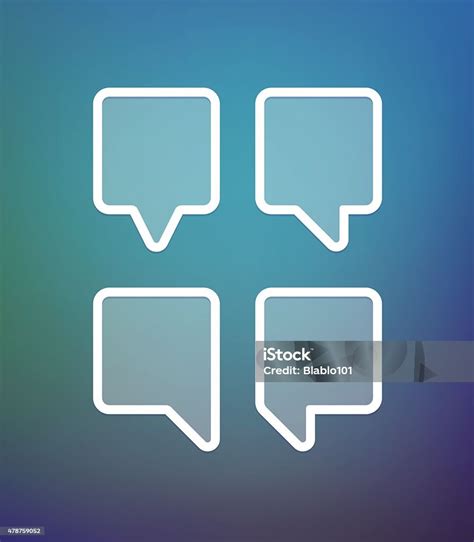 Tooltip Icon Set Stock Illustration Download Image Now 2015
