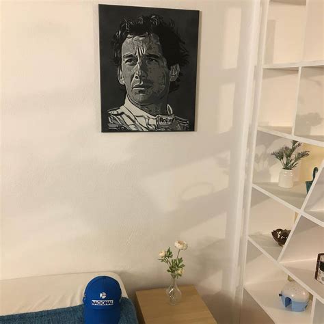 Ereiracity Stencil Art Sérgio Clemente Ayrton Senna Na Sua Nova Casa 😍 Obrigado Pela Foto 📸