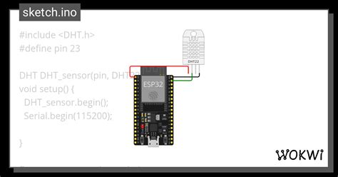 Sensor De Temperatura Y Humedad Wokwi Esp32 Stm32 Arduino Simulator