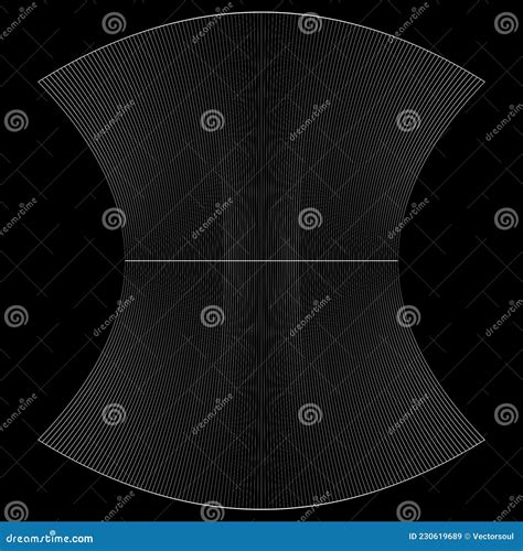 Grid Mesh Grating Trellis Wireframe With Distortion Deformation Effect Warp Tweak Distort