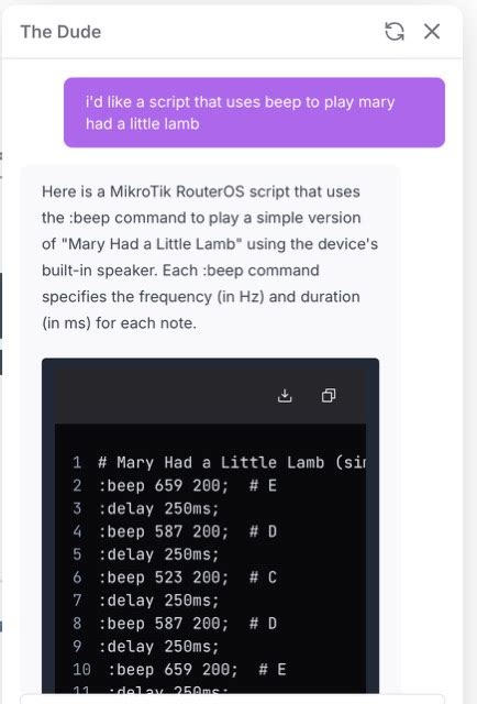 Using Ai To Help Configuring Routeros And Scripting General