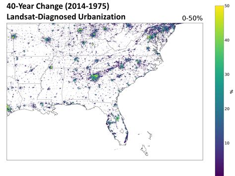 De Urbanization Of Surface Temperatures With The Landsat Based “built Up” Dataset Watts Up