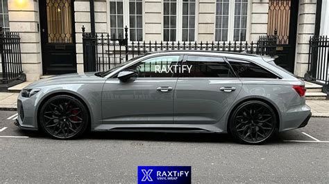 Nardo Gray Vinyl Wrap Color For Audi Raxtify