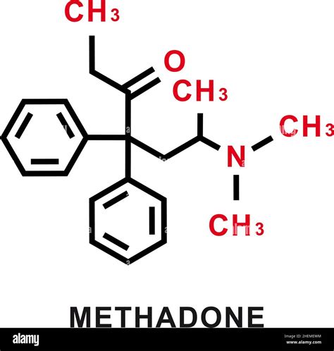 Methadone Chemical Formula Methadone Chemical Molecular Structure