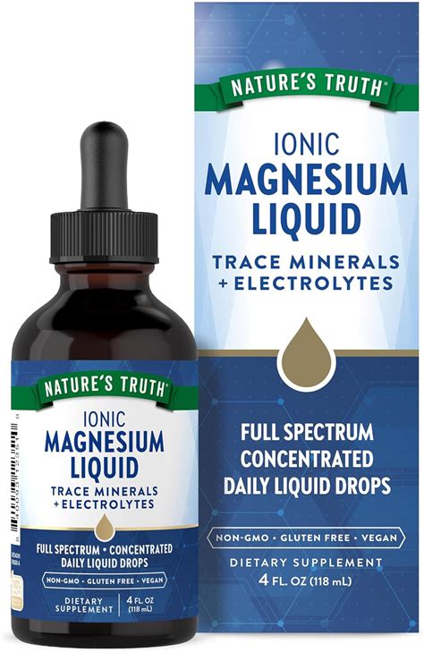 Natures Truth Ionic Magnesium Liquid Drops 200mg 4