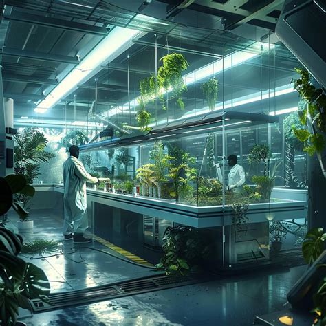 Future Farming Technology Premium Ai Generated Image