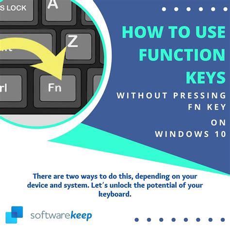 Softwarekeep How To Use Function Keys Without Pressing