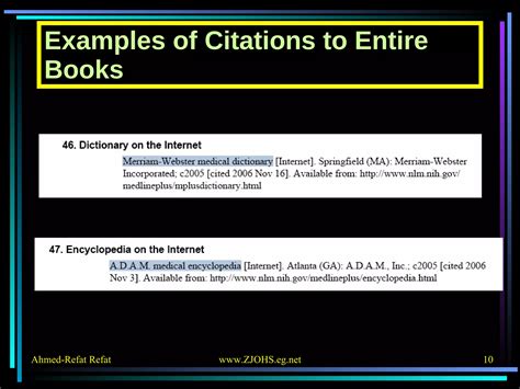 Citing Internet Sources How to cite an internet site ثبت مصادر الانترنت PPT