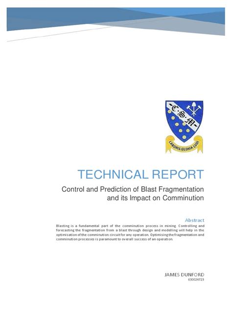 Control And Prediction Of Blast Fragmentation And Its Impact On
