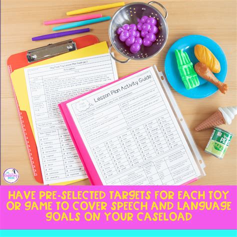 Toy Companion Play Based Speech Therapy Cheat Sheets Preview