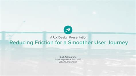 Pdf Reducing Friction For A Smoother User Journey Dokumentips