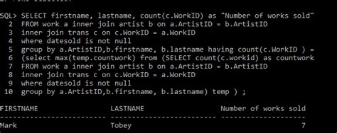 Solved Question 2 Sql Select Queries 20 Marks Provide Sql Queries And Course Hero