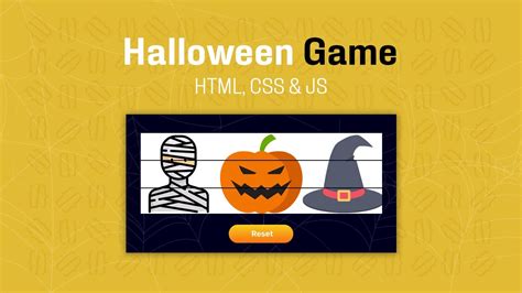 Halloween Game App Html Css And Js 🎃 Youtube