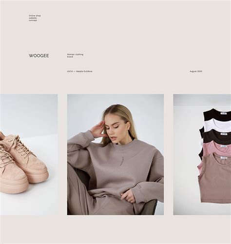 WOOGEE — online store concept on Behance