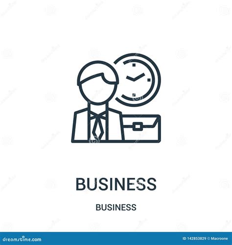 Business Icon Vector From Business Collection Thin Line Business Outline Icon Vector