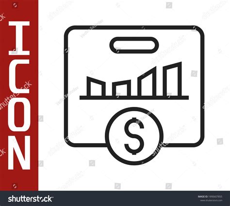 Black Line Kpi Key Performance Indicator Stock Vector Royalty Free 1990607855 Shutterstock