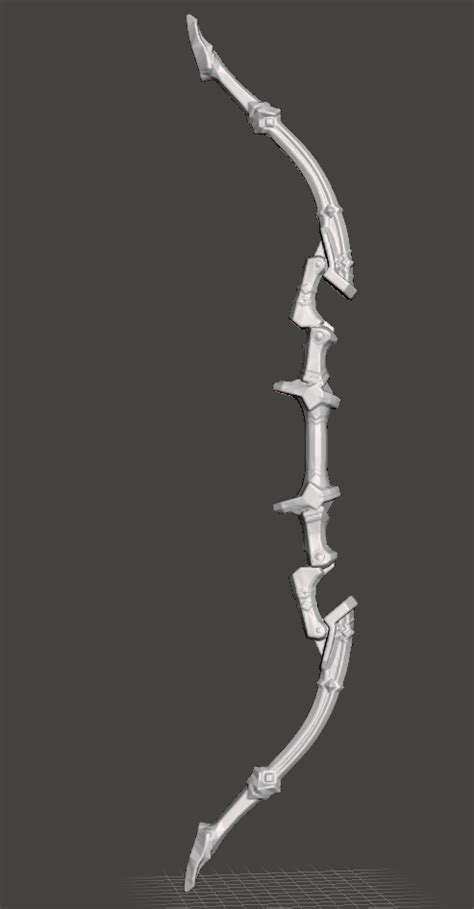 Download Stl File Bow Fantasy Cosplay • Design To 3d Print • Cults