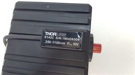 Thorlabs S142c Integrating Sphere Photodiode Power Sensor Si 350 1100 Nm 5 W For Sale Online