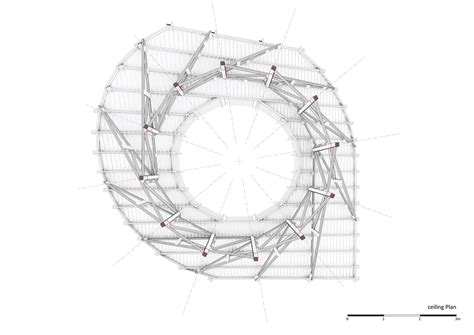 Looping Wooden Viewing Platform In China Built By Students In Six Days