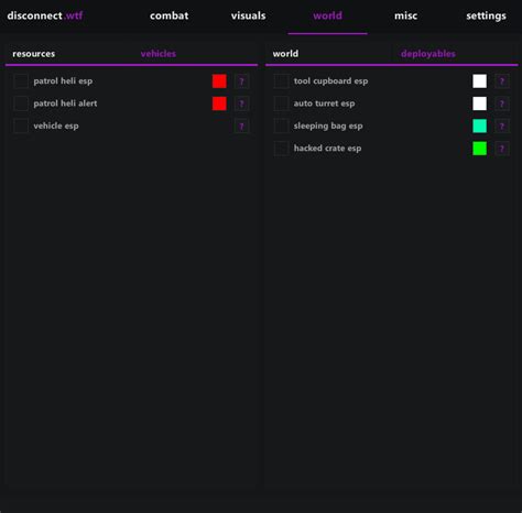 Buy Disconnect Internal Cheat Pslient Chams Desync Rust CheatVault
