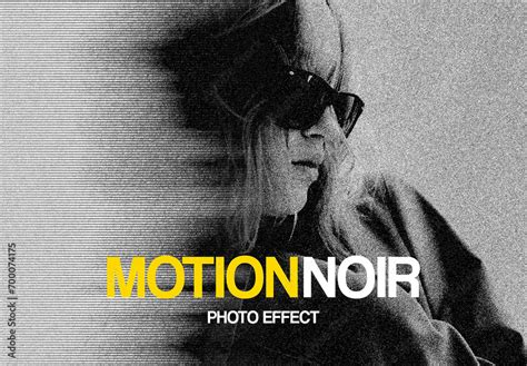 Motion Blur Photo Effect Mockup Stock Template Adobe Stock