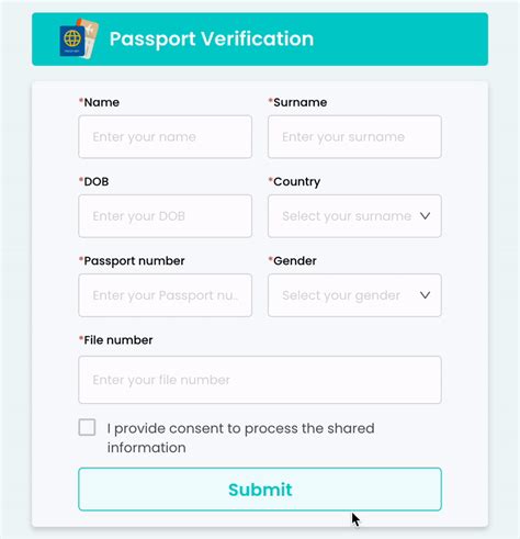 passport verification api seamless passport authentication