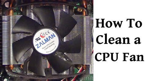 How To Clean A Desktop Processor Fan YouTube