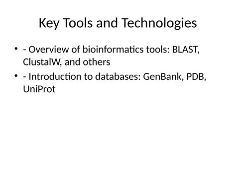 bioinformatics bootcamp presentation pptx