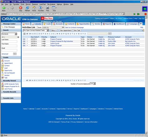 Evalid Oracle Crm On Demand Example 1