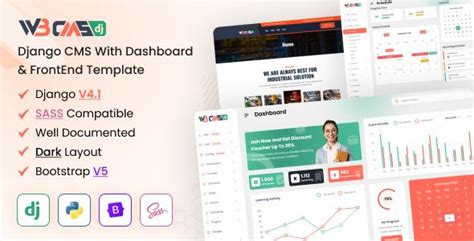W3cms Pre Build Django Cms Admin Frontend W3itexperts