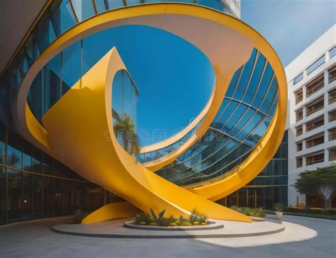 Modern Architecture In Abu Dhabi Generative Ai Stock Illustration Illustration Of Building