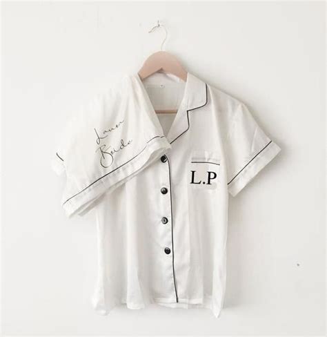 Personalized Initial Pjs For Spa Day Birthday Wedding And More
