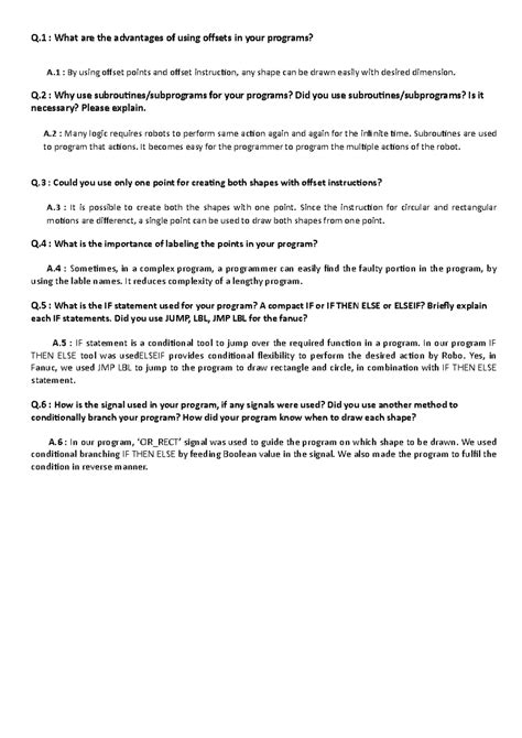 N Robo237 Q What Are The Advantages Of Using Offsets In Your