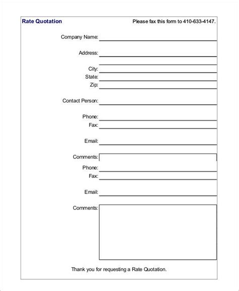 47 Quotation Templates Free PDF Word Doc Excel PSD Formats