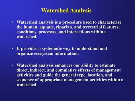Forested Watershed Management Ppt Download