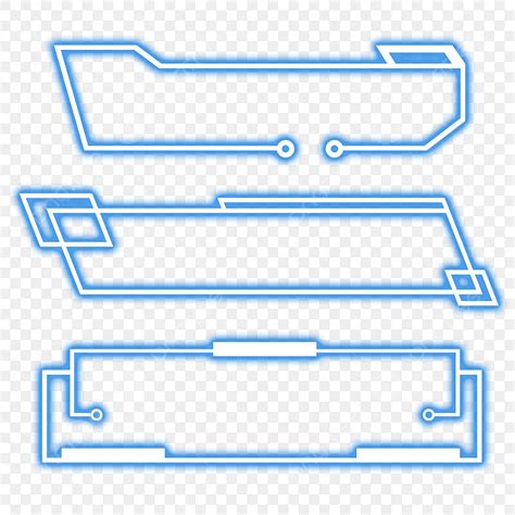 Technology Border Frame Text Box PNG Transparent Clipart Image And PSD File For Free Download